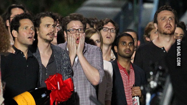 Just a group of actors filming a new movie - 9GAG