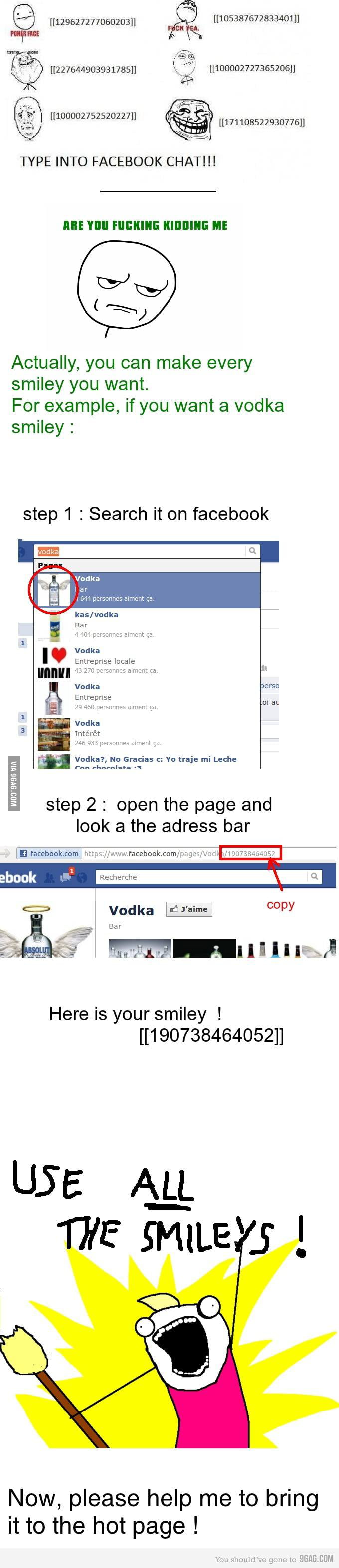 Use all the smileys!! - 9GAG