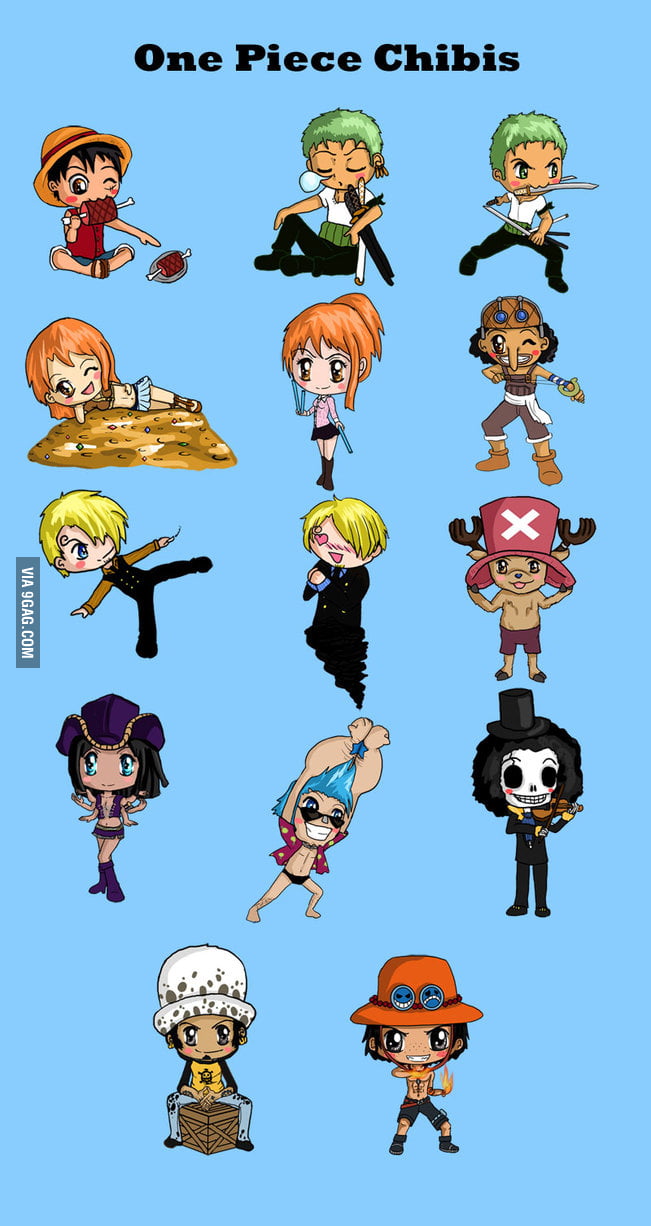One Piece Chibis - 9GAG