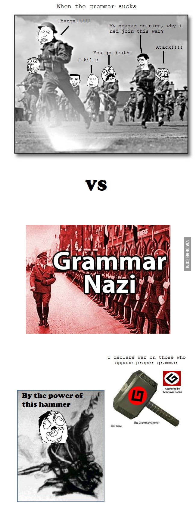 Grammar War I - 9GAG