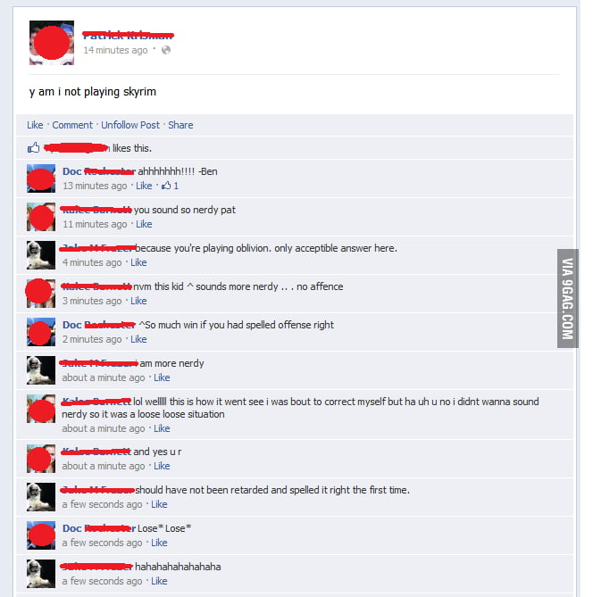 Facebook fail - 9GAG