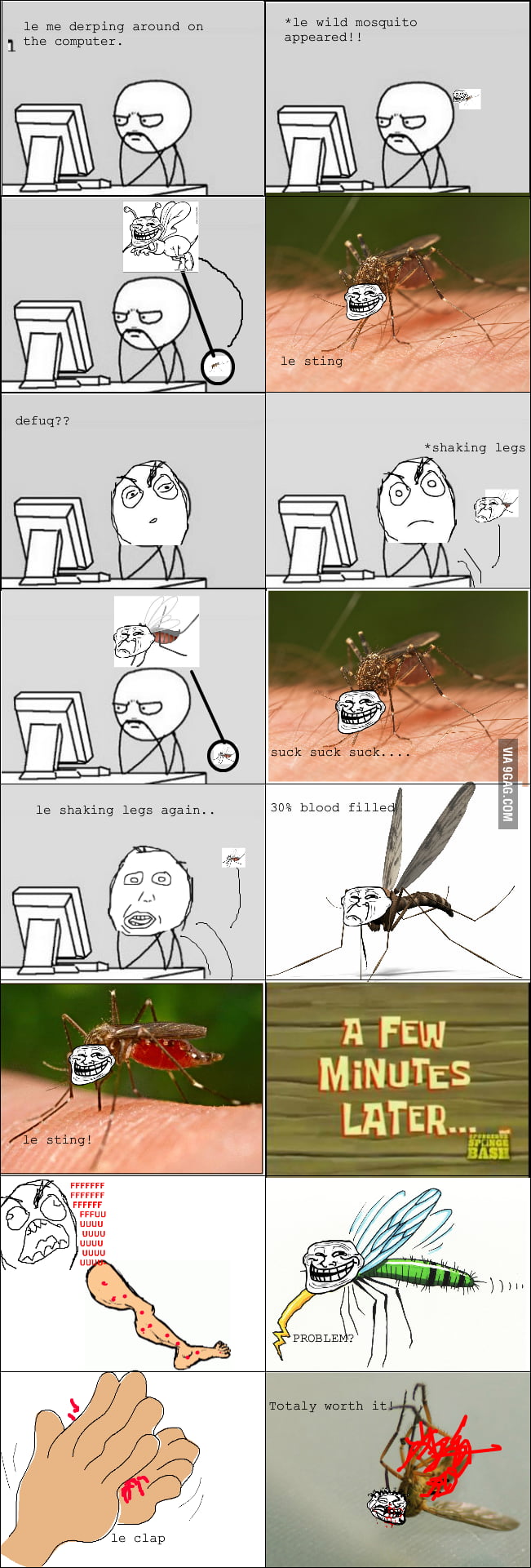 Troll like a mosquito! - 9GAG