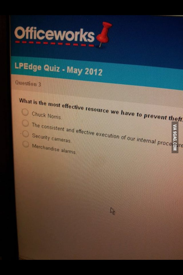 Just applying for a job at officeworks... - 9GAG
