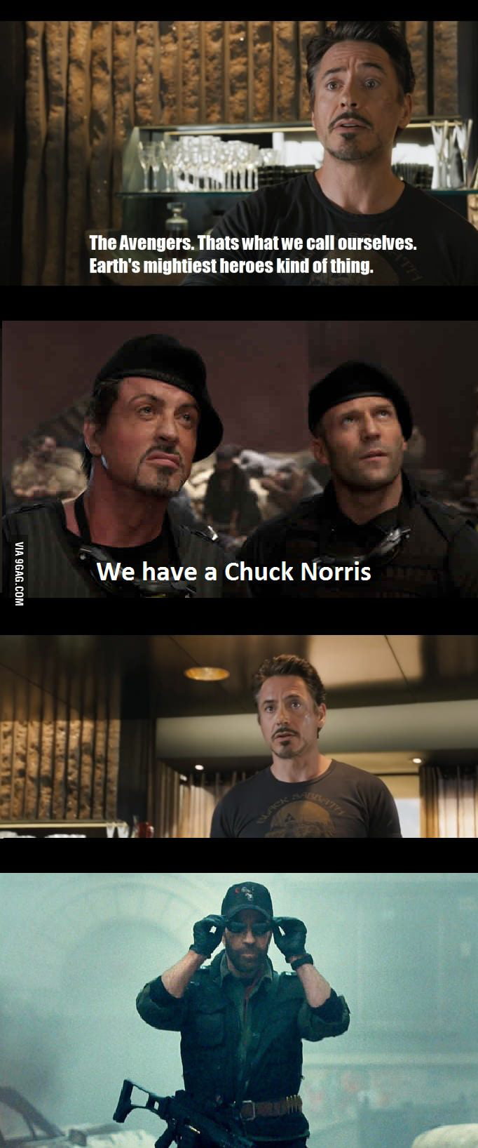 Avengers VS. Expendables 2 - 9GAG