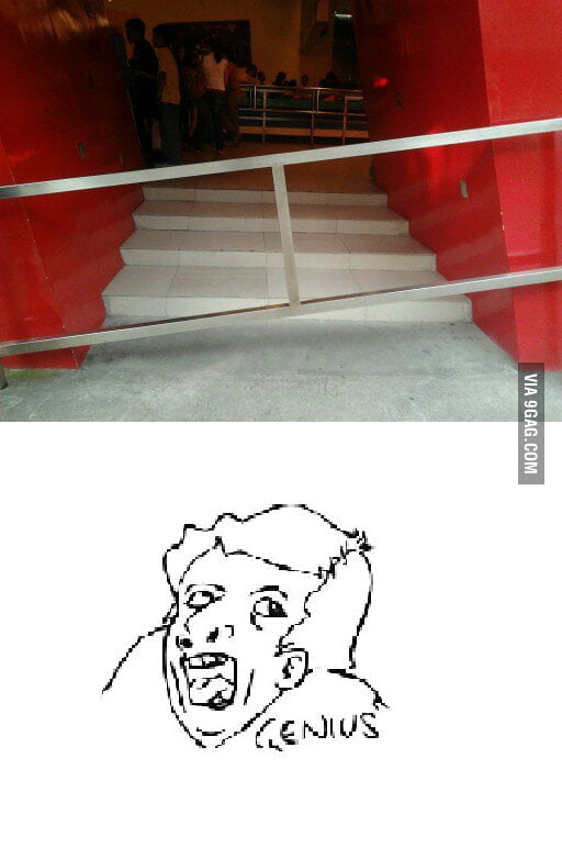 Genius construction! haha - 9GAG