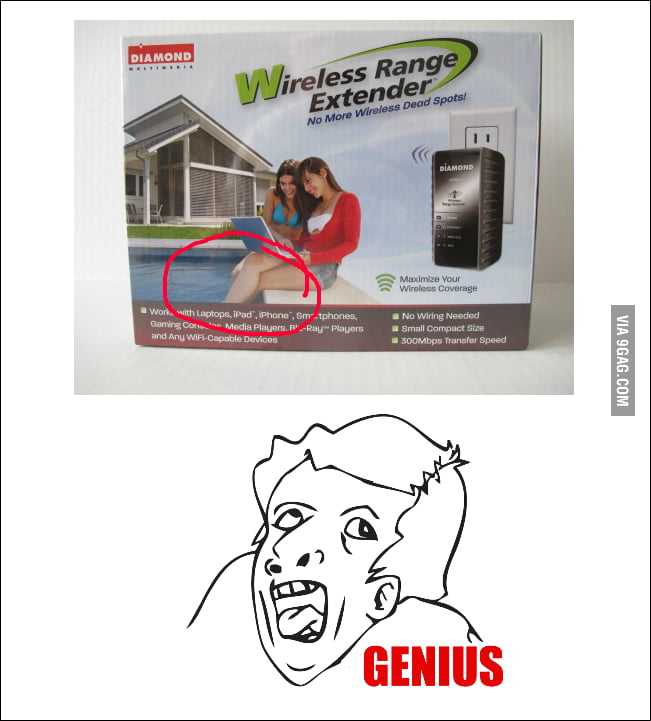 Genius laptop use - 9GAG