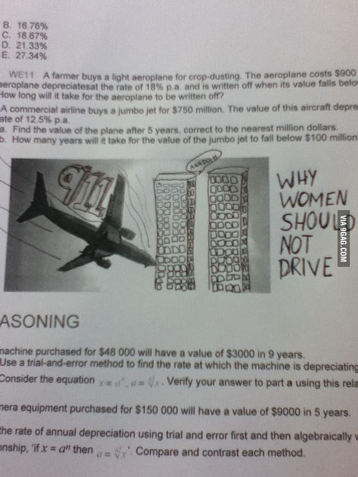 Im going to hell.... maths class gets boring - 9GAG