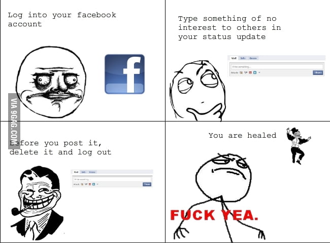Facebook addiction - 9GAG