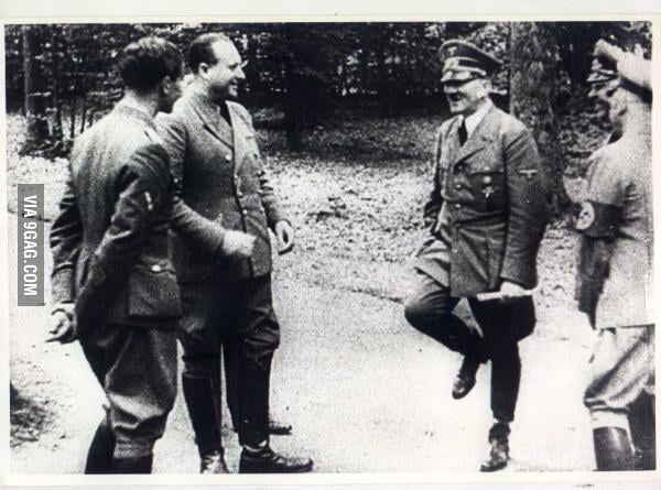 Just Hitler Dancing - 9GAG