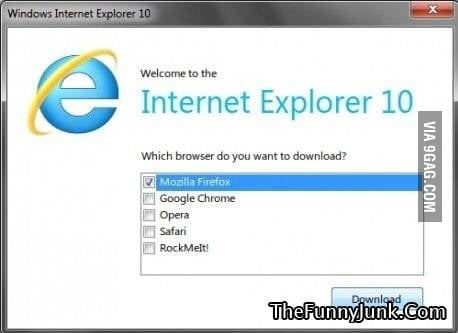 Internet Explorer 10 - 9GAG