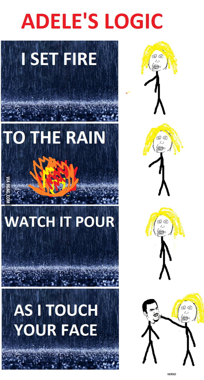 Adele's Logic - 9GAG