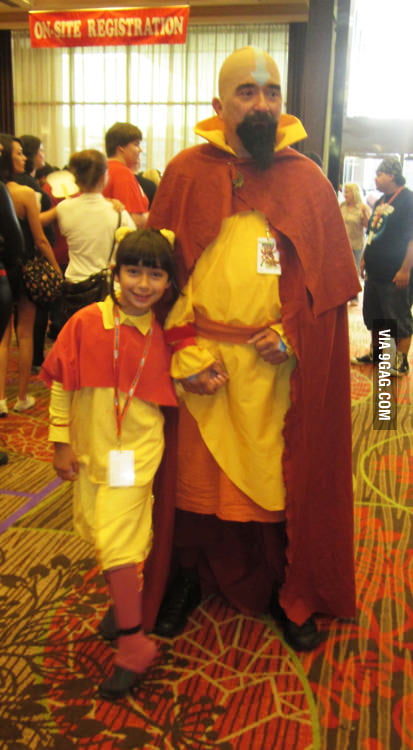 Cute Tenzin and Ikki cosplay from The Legend of Korra :). - 9GAG