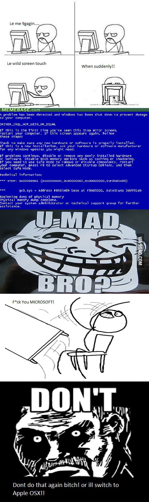 F*uck Microsoft! - 9GAG