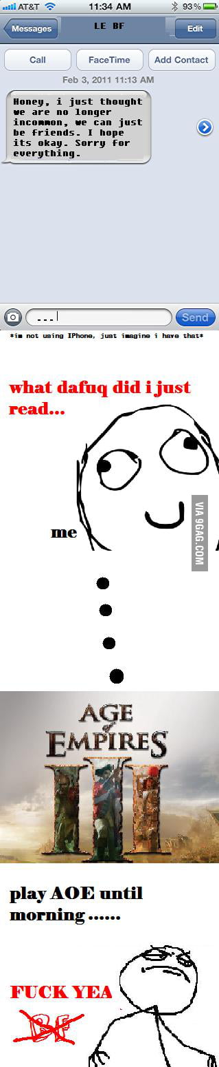 Happened Today. Scumbag BF. - 9GAG