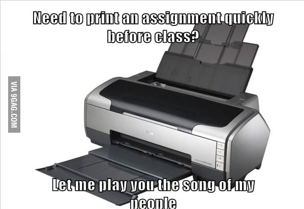 Scumbag Printer - 9GAG