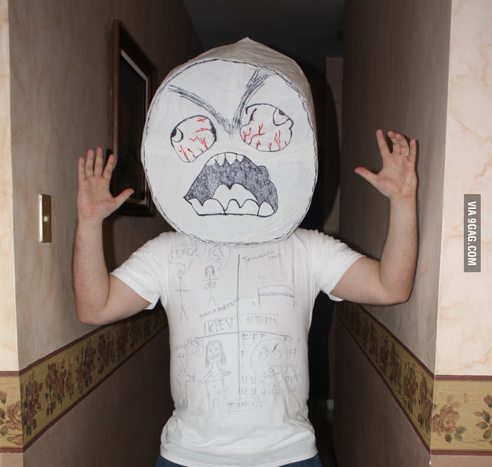 FFFUUUU halloween costume - 9GAG