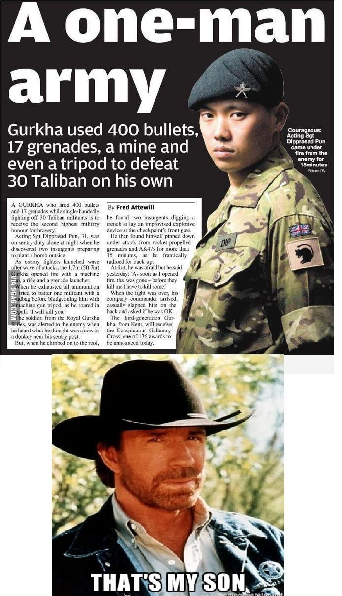 Soldier Who Make Rambo Look Like a Pussy [fix] - 9GAG