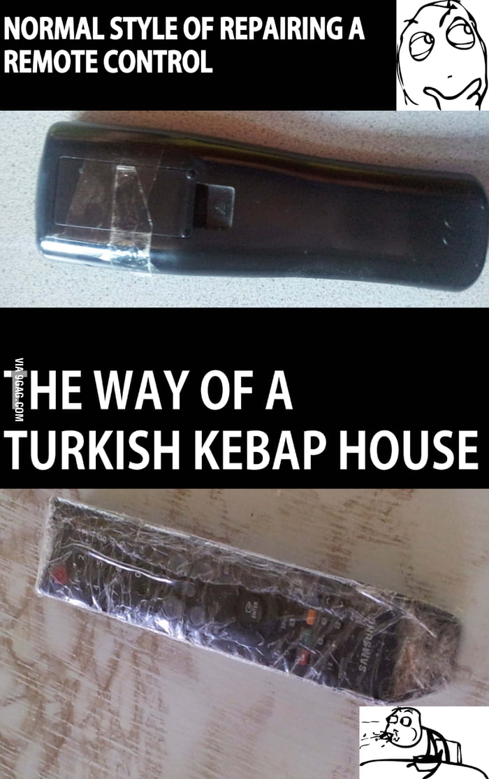 Crazy remote control! :O - 9GAG