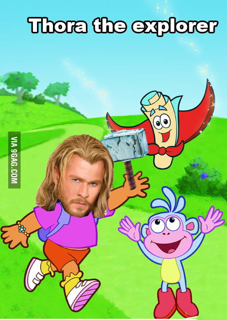 Thora the explorer - 9GAG