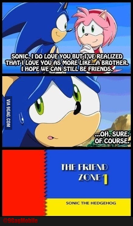 Sonic Got Friendzoned - 9GAG