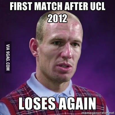 Bad Luck Robben is Back! - 9GAG