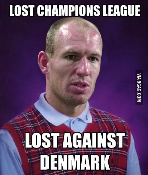 Bad Luck Robben Strikes Again - 9GAG