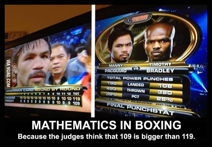 MATHEMATICS IN BOXING. FTW? - 9GAG