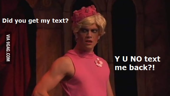 Y U NO text Umbridge back? - 9GAG