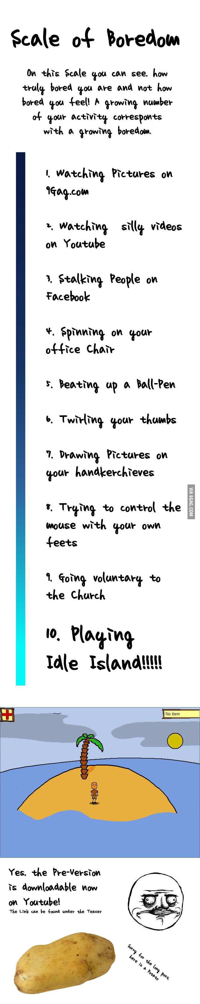 Scale of Boredom - 9GAG
