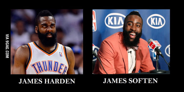 James Harden, James Soften - 9GAG