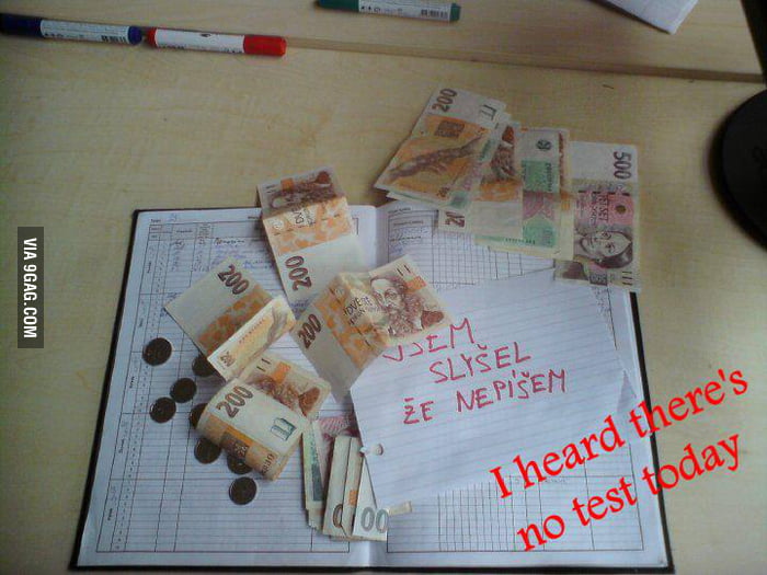 School bribery - 9GAG