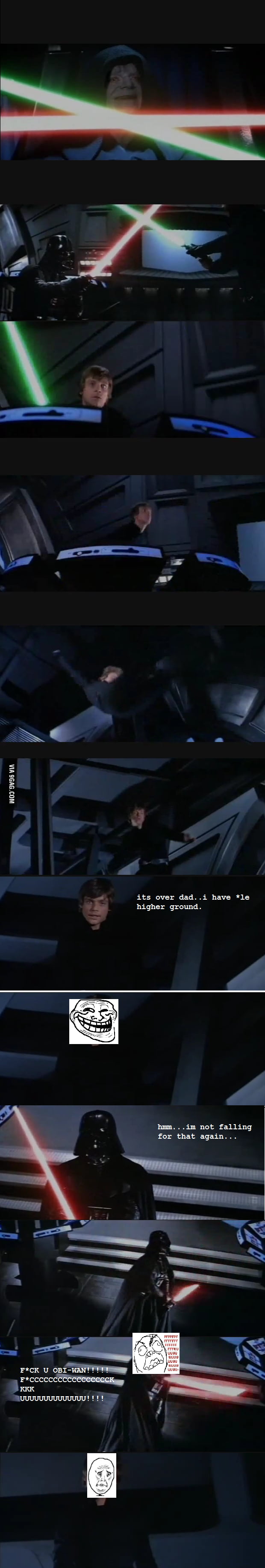 Luke being smart... - 9GAG