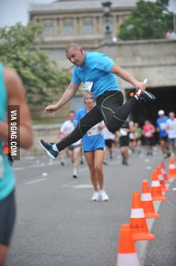 On K&H marathon... because running is too mainstream - 9GAG