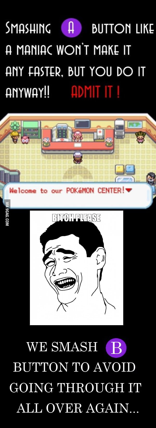 Fix smashing A button - 9GAG