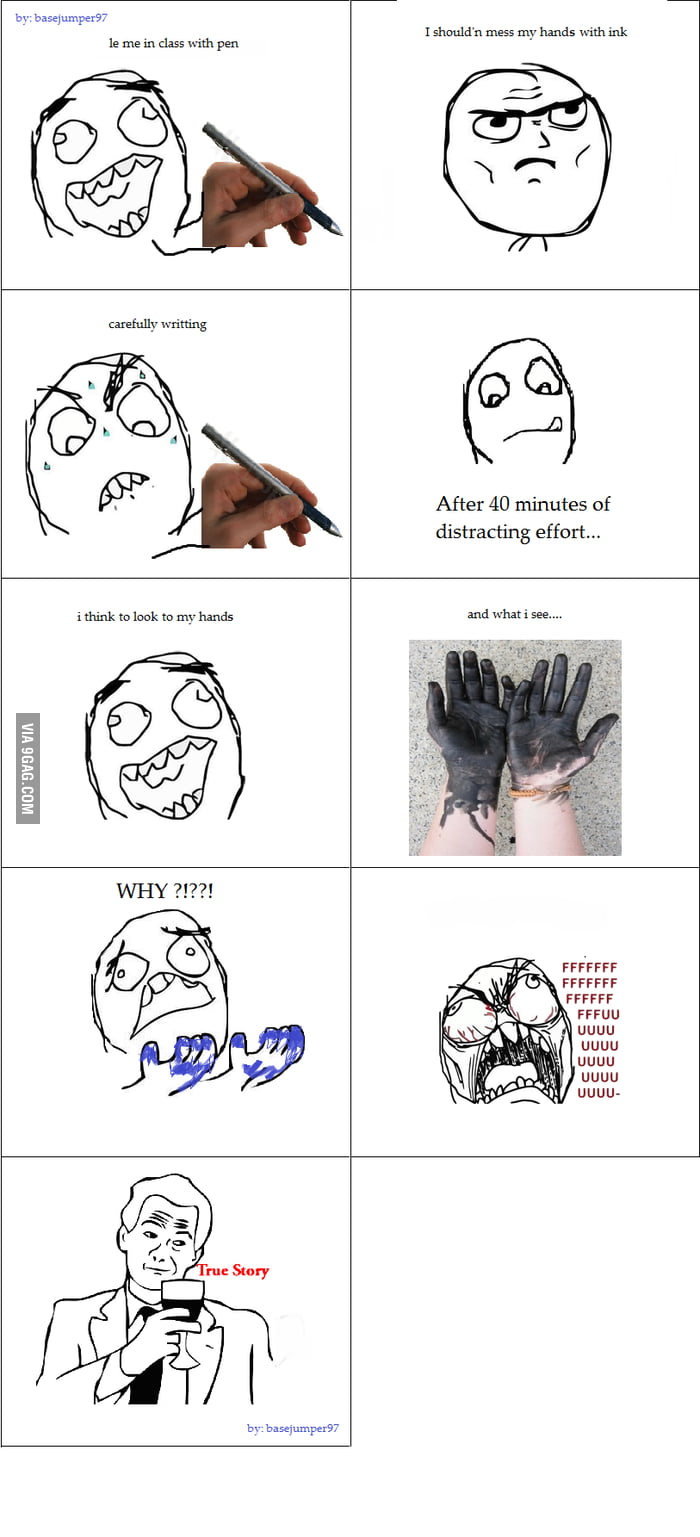 Ink mess.. be carefull... - 9GAG