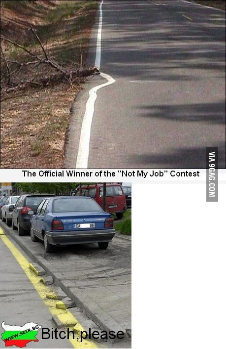 The Official Winner of the "Not My Job" Contest -=FIXED=- - 9GAG