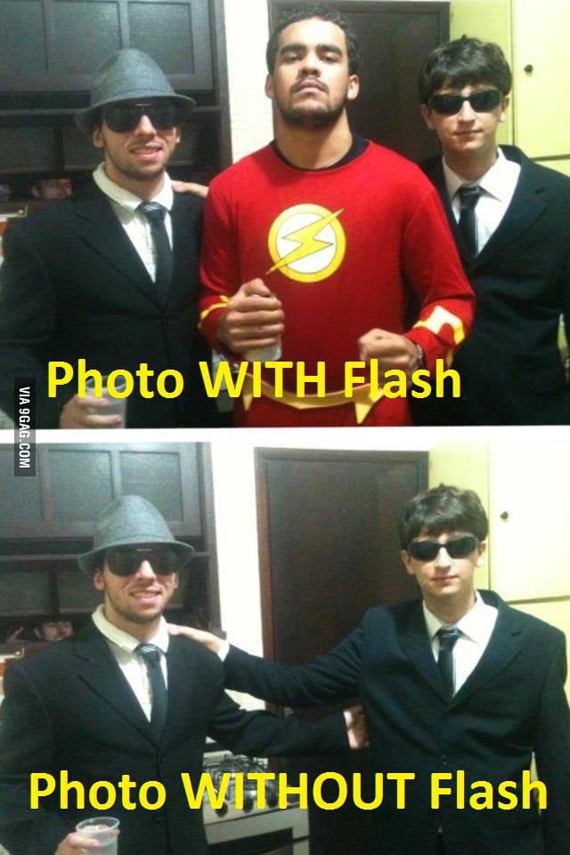 With Flash - 9GAG