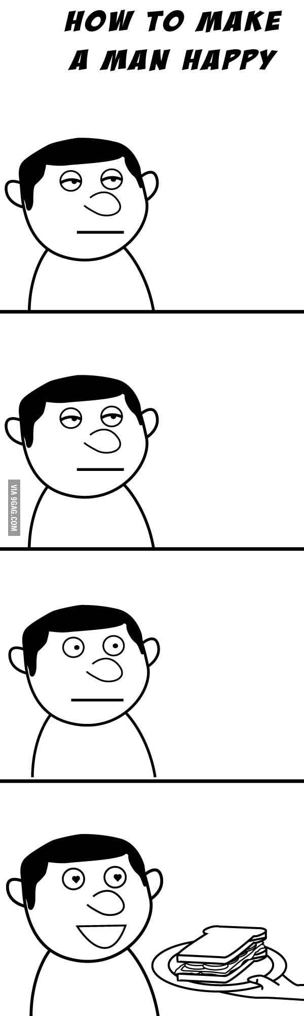 How To Make A Man Happy! - 9GAG