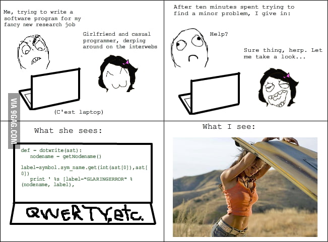 Programmer Girlfriend - 9GAG