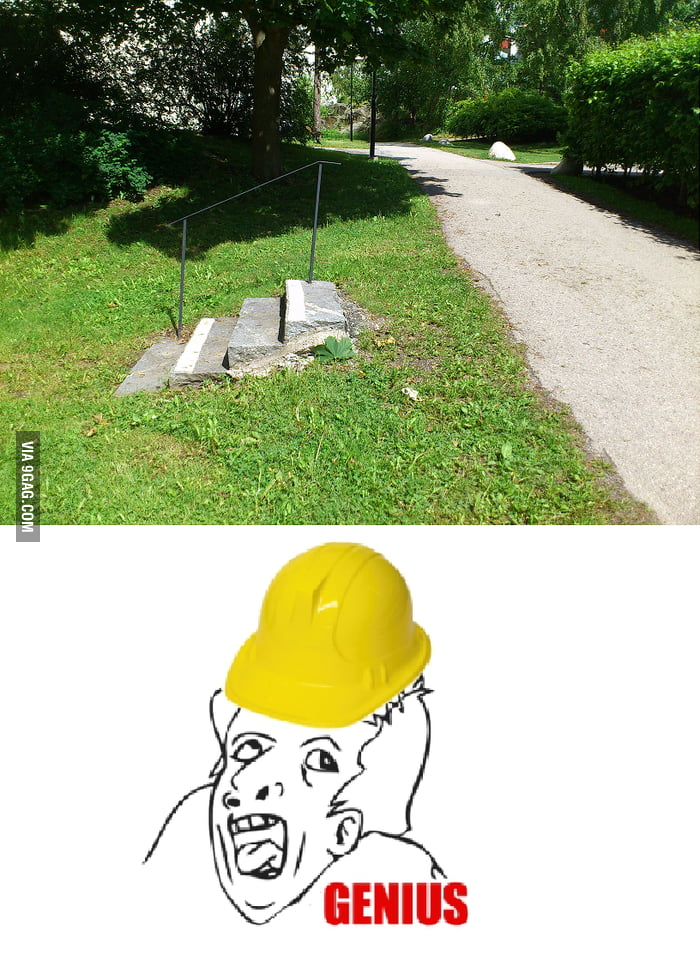 Genius constructor strikes again! - 9GAG