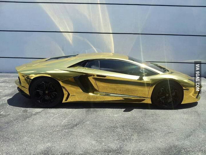 Gold Lambo! - 9GAG