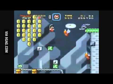 Mario hidden level - 9GAG