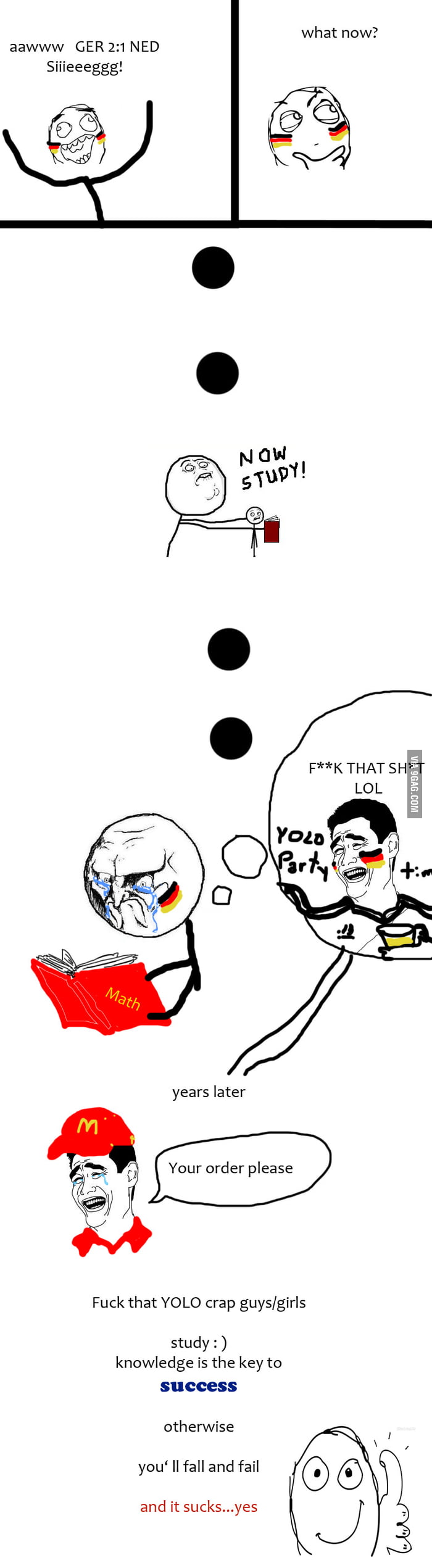 No YOLO, study - 9GAG