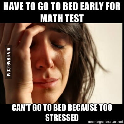 Stupid math test... - 9GAG