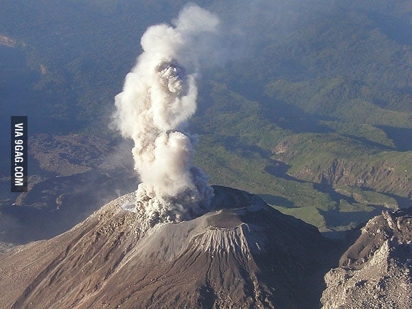 Angry Volcano - 9GAG