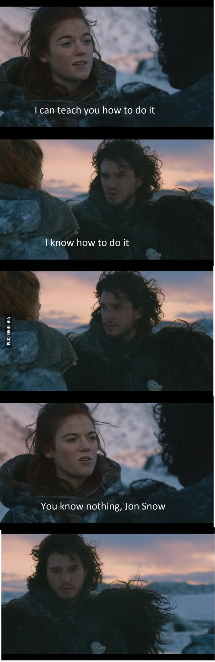 Just Jon Snow being Jon Snow - 9GAG