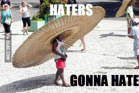 My hat is too big for me to give a f**k - 9GAG