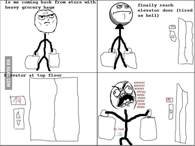Scumbag elevator - 9GAG