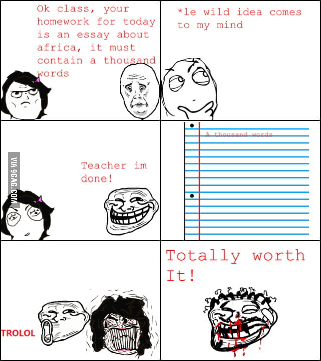 Trolling my teacher at gradeschool... - 9GAG