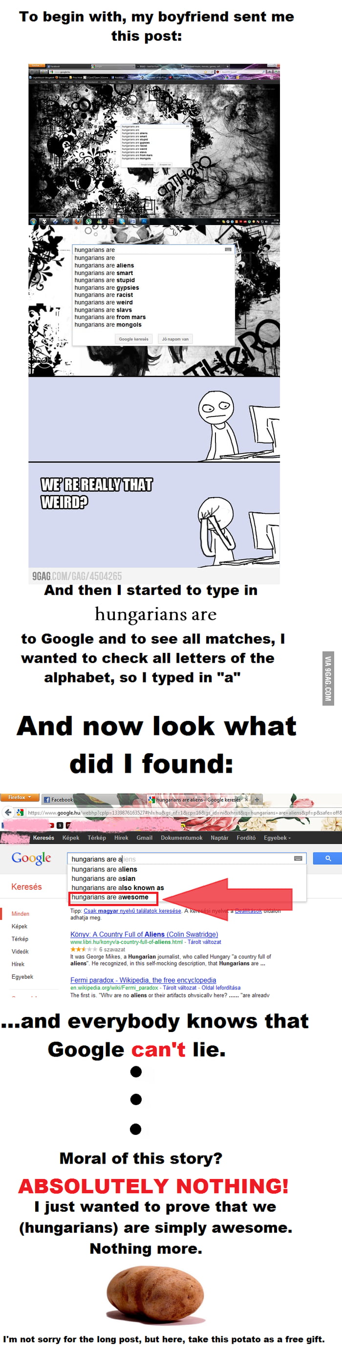 Google lies. - 9GAG